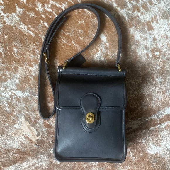 Coach | Bags | Vintage Coach Murphy Black Leather | Poshmark